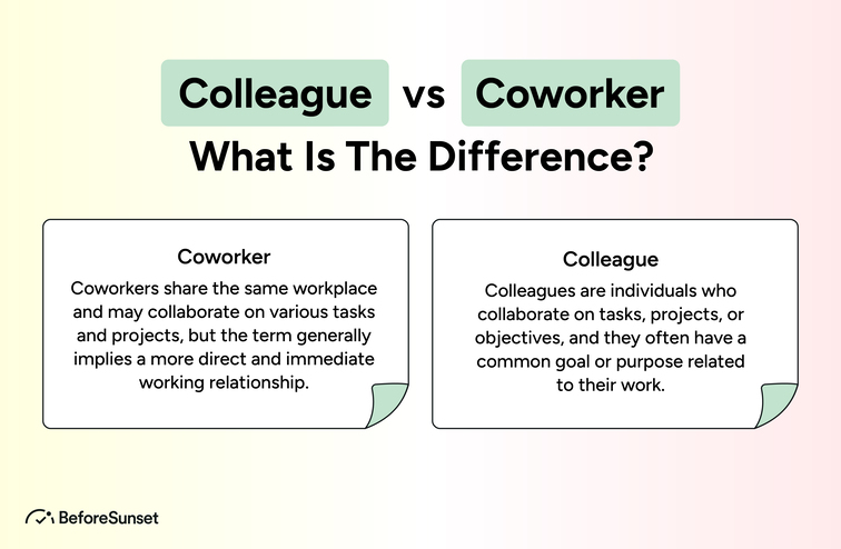 Colleague vs. Coworker: Understanding the Distinction